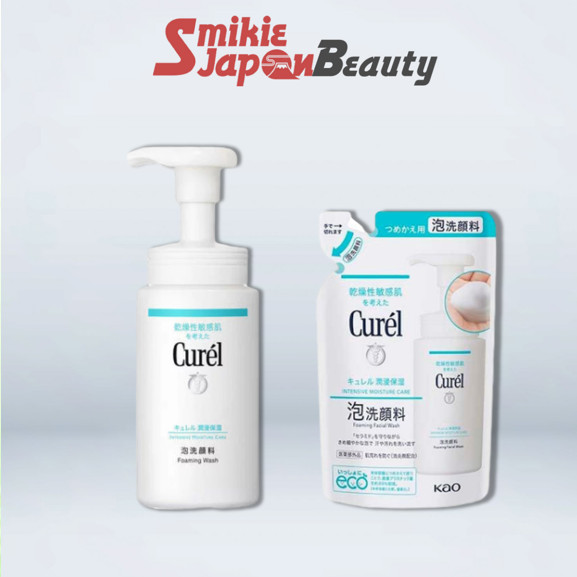 Curel Intensive Moisture Care Foaming Wash 150ml/ Refill 130ml Moisturizing Direct From Japan ...