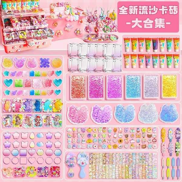 sticker set stickers for kids sticker quicksand cream glue goo card ...