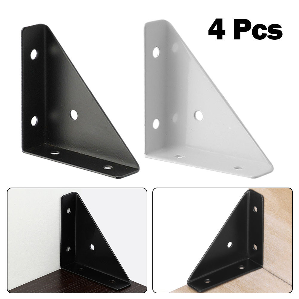 Triangle Reinforcement Brackets for Furniture 4 Pack Heavy Duty Iron ...
