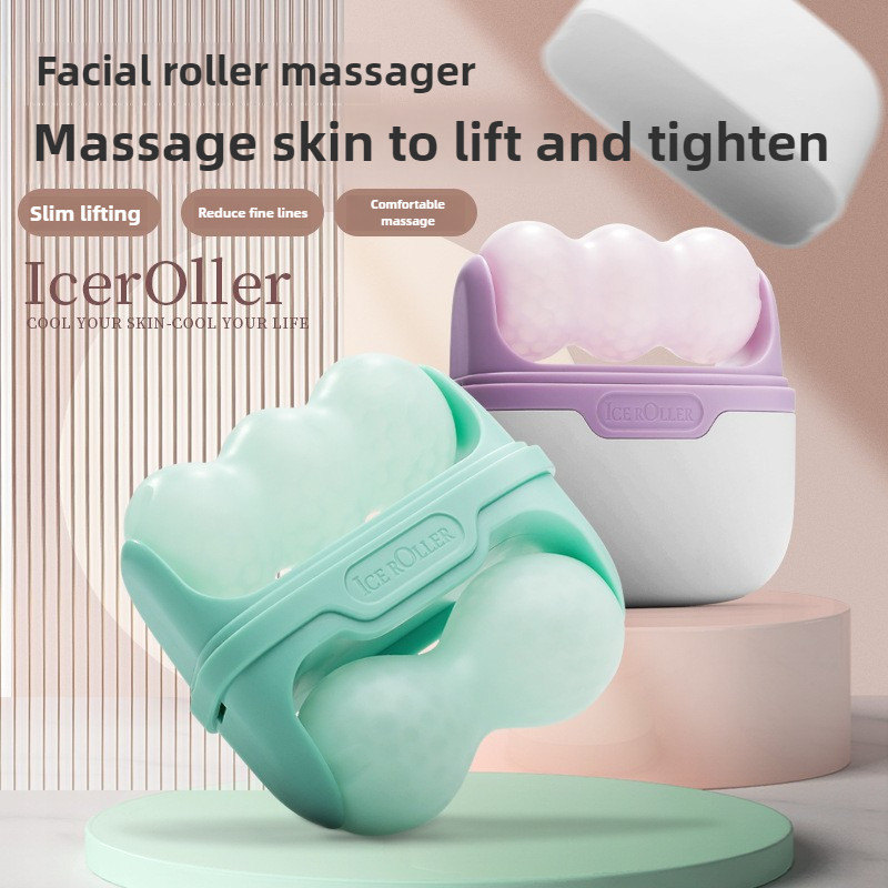 Ice Roller for Face Eye Massage Tool Double Head Portable Cooling Face ...