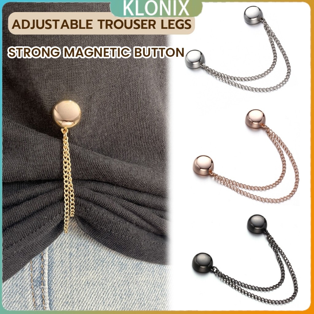 Ki Shirt Magnetic Button Magnet Brooch Adjustable Trouser Legs Clothes ...