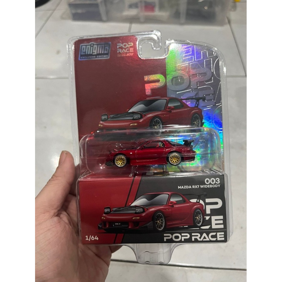 Pop Race Enigma Mazda RX7 Widebody Chase Red Metallic No 003 Poprace ...