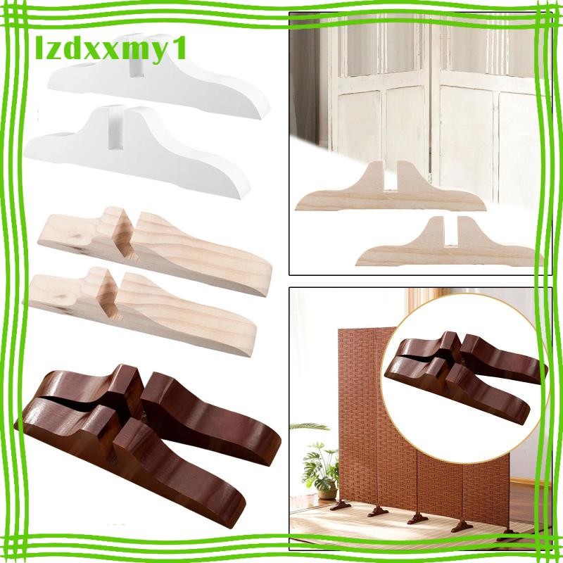 [ 2x Privacy Screen Holder Room Divider Base Detachable Cut Off Useful ...