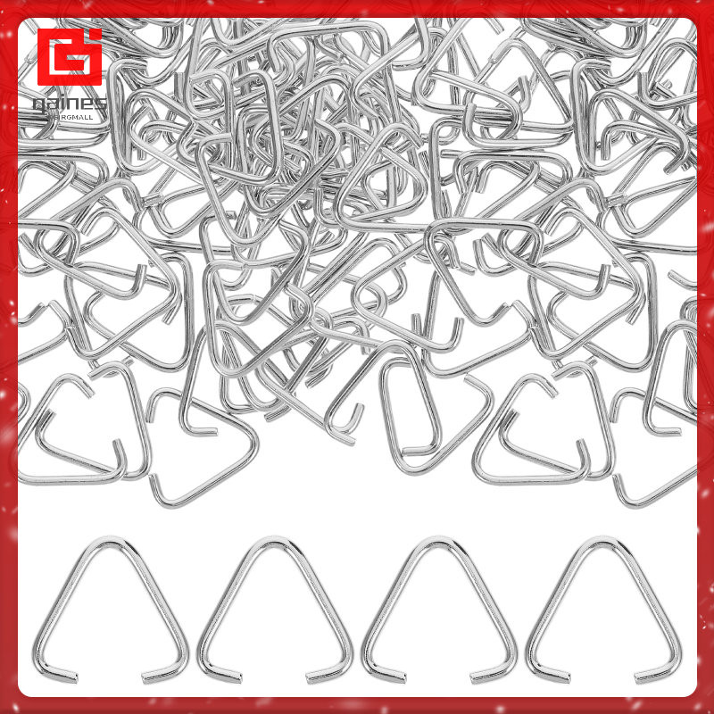 Bend Key Rings with Tags Triangle Opening Buckle Making Kit Connection Jump for Jewelry Metal ...