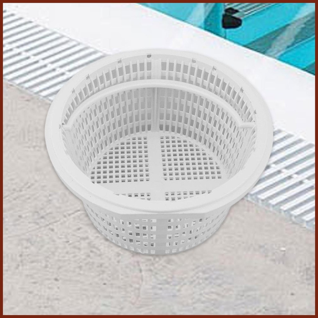 Pool Strainer Basket Pool Skimmer Net Pond Basket Filter With Handle ...