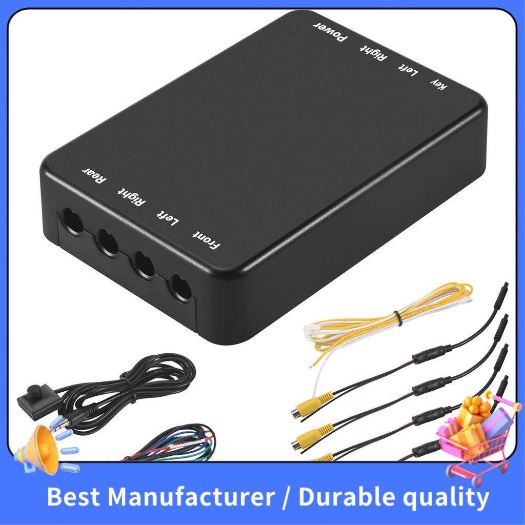 Car Parking Panoramic View Rearview 4 Way 360 Degree Degree View Camera ...