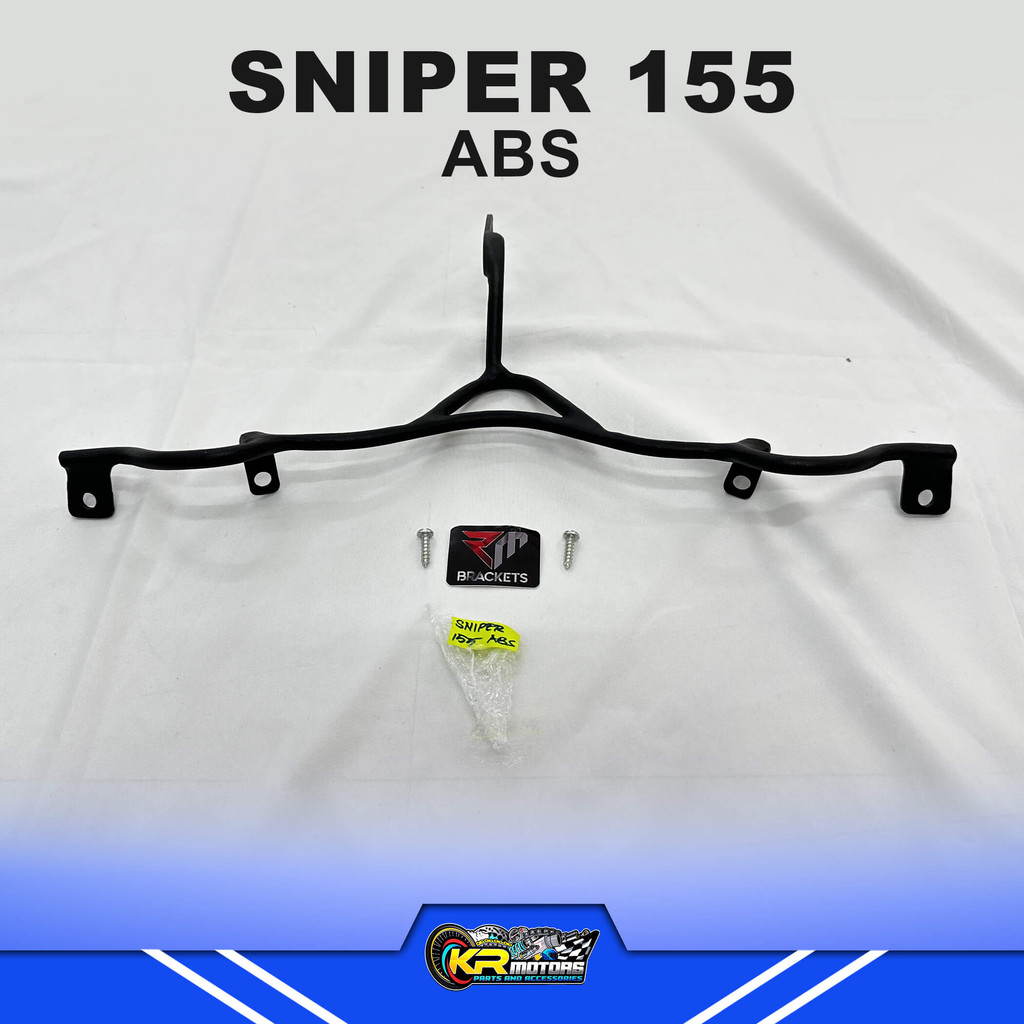 RM BRACKET Sniper 155 ABS / NON ABS Auxiliary Light Bracket Black ...