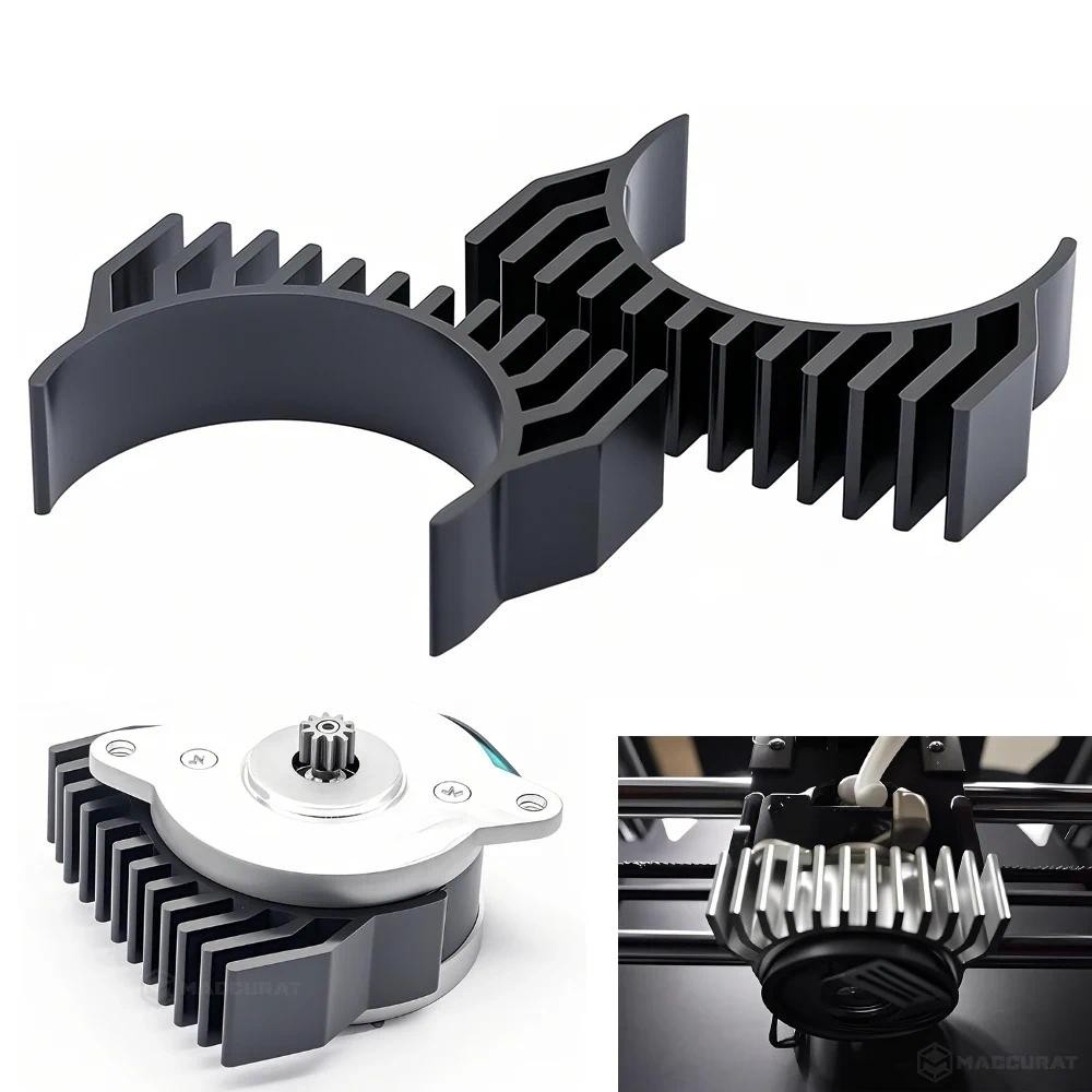 For Creality K1 K1max K1C 36 Motor Extruder Heat Sink All Metal Fasting ...