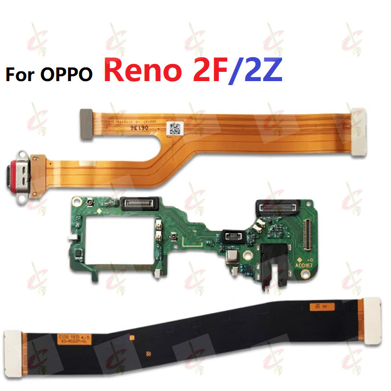 Microphone Headphone Jack Port Ear Earphone Audio Board for OPPO Reno ...