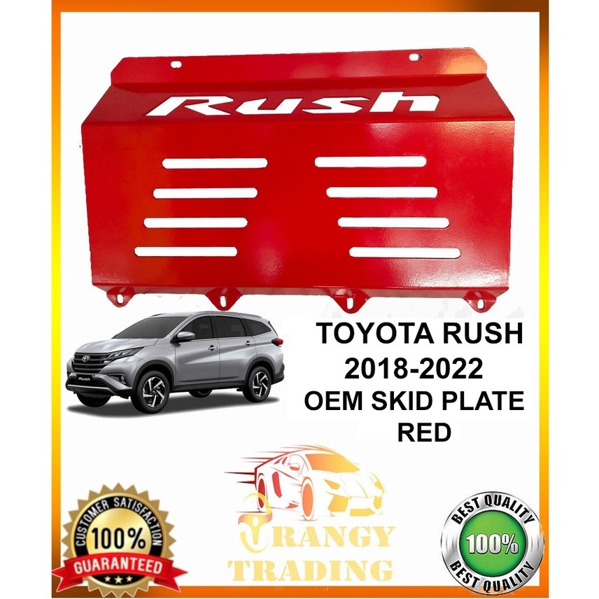 Toyota Rush 2018 to 2025 OEM Skid Plate Red / Under Engine Protection ...