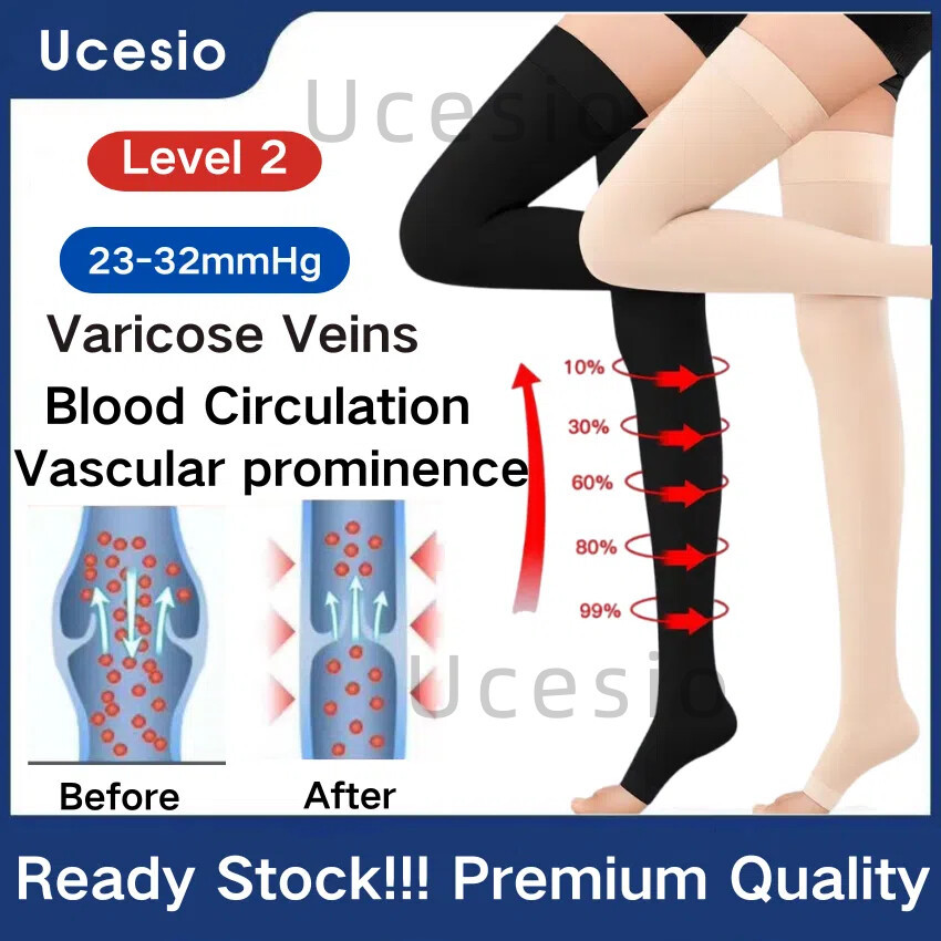 ж-1 Pair Compression Stockings Varicose Veins Socks 23-32mmHg Pressure ...