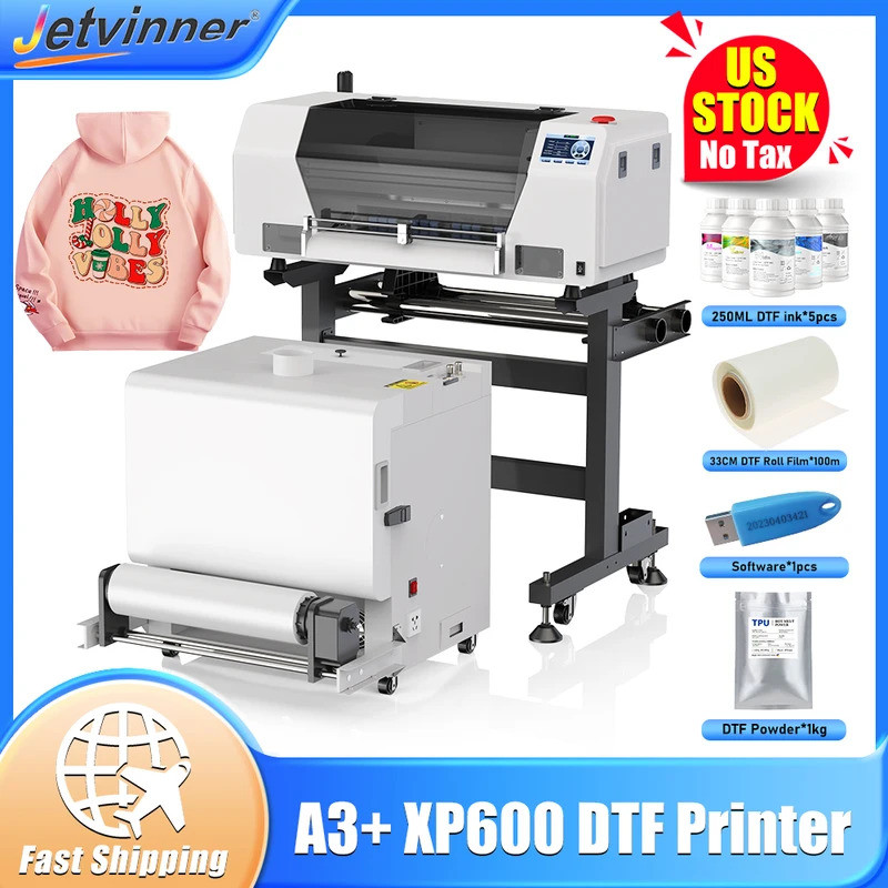 A3+ DTF Printer For Epson XP600 T shirt Printing Machine Direct to Film ...