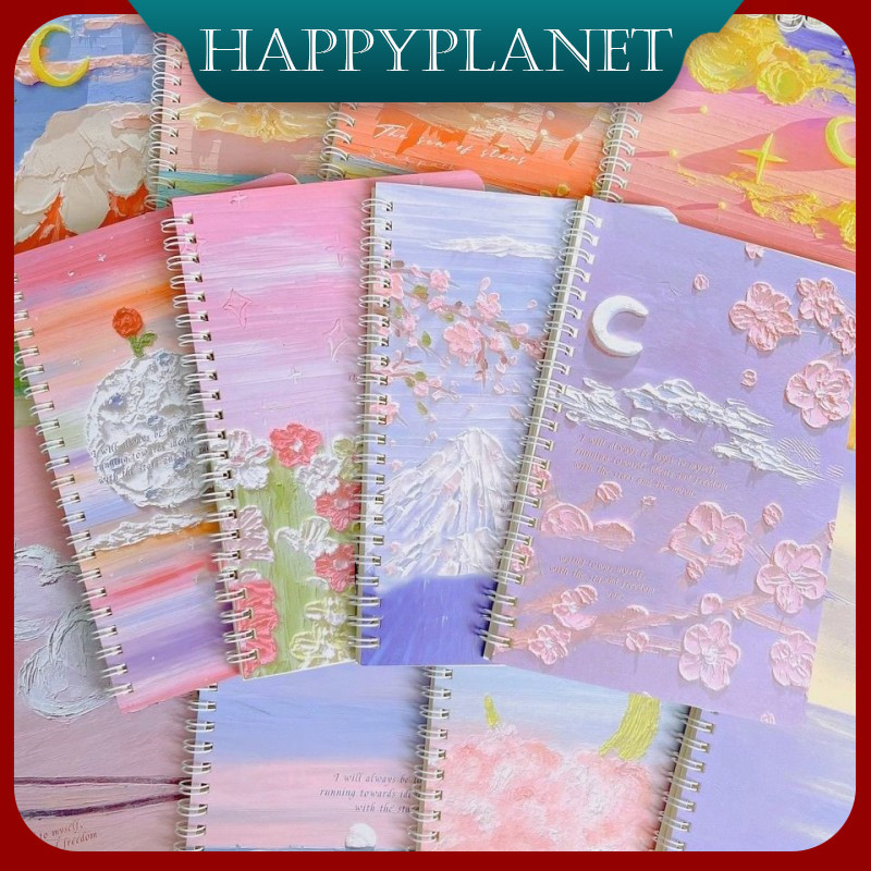 4pcs/set A5 Cute Cartoon Spiral notebook Mini Portable Coil Notepad ...