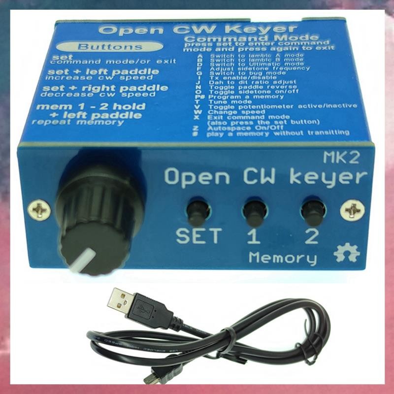 Open CW Keyer MK2 KIT with Metal Case CW Keyer MK2 KIT CW Speed ...