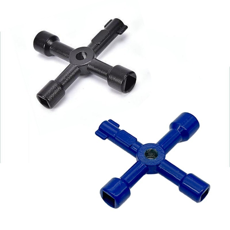 Multi functional key wrench four in one universal inner horizontal ...