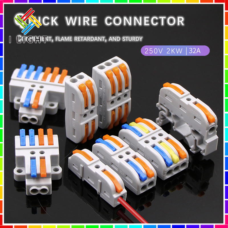 （Fast Delivery）Quick Wire Terminal Connector Wiring Cable Connector ...