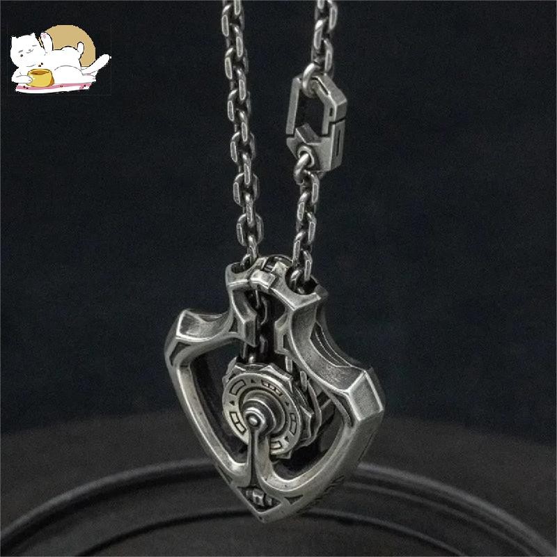 Mechanical Rotating Gear Pendant Necklace, Steampunk Gear, Mechanical ...