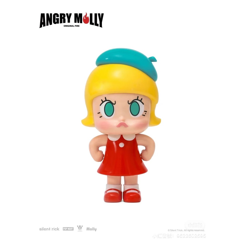 [POPMART] Angry MOLLY V1 Original Fire First Generation Figure Big Baby ...
