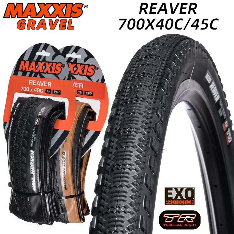 Maxxis Reaver 700x40 700x45 40C 45C gravel bike tubeless tire gmtb tyre ...