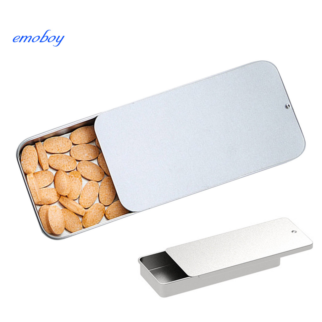 Tinplate Storage Solution Protective Tin Case Portable Mini Metal Tin ...