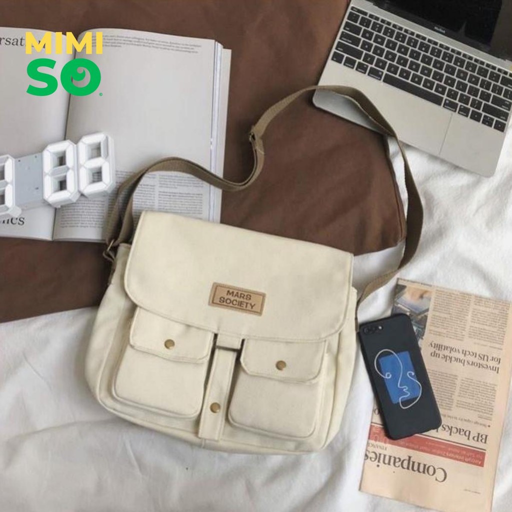 MIMISO Korean Sling Bag Style Ins Student UNISEX College Style L7171 ...