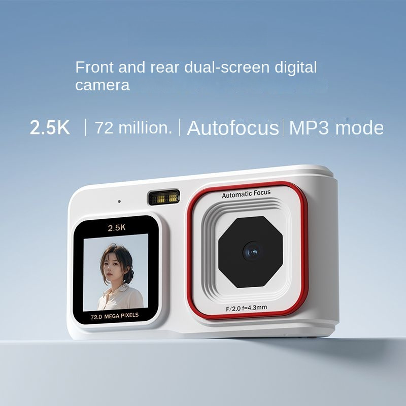 Camera7200Wangao Pixel HD Front and Rear Dual-Screen Digital Camera ...