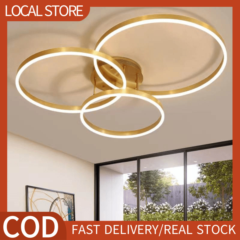 LED Bedroom Chandelier Ceiling Light Nordic Kitchen Lamp Dining Pendant ...