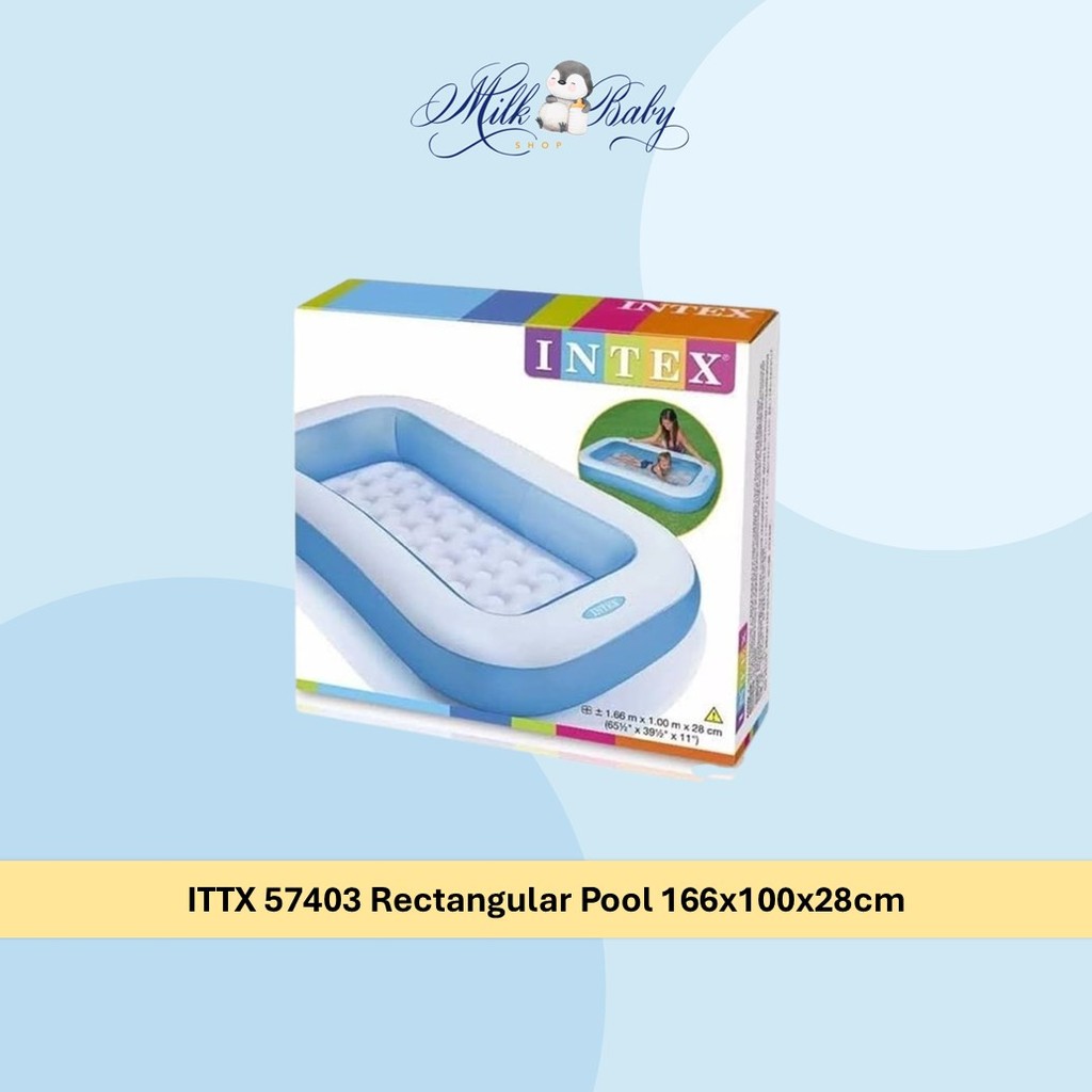 Intex - Intex Rectangular Pool Swimming Pool Children's Toy 57403 ...