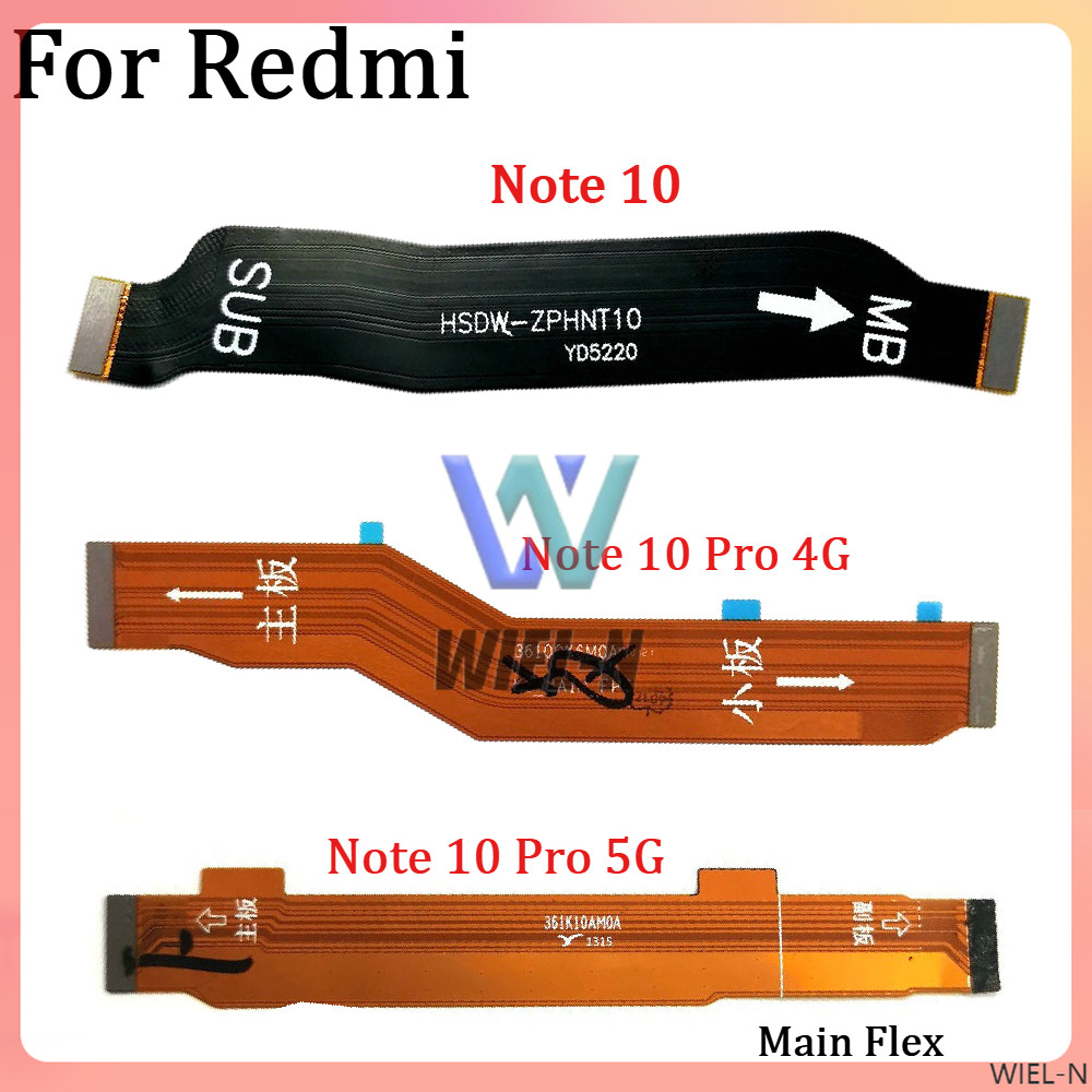 For Redmi Note 10 10 Pro 4G 5G Motherboard Connector Flexible Ribbon ...