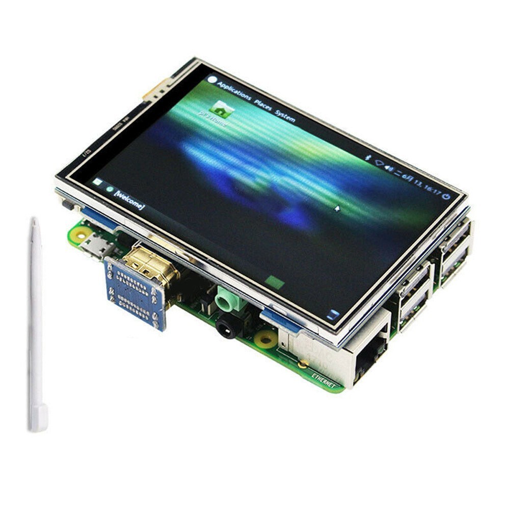 High Resolution 3 5 Inch LCD Monitor for Raspberry Pi 4 and Mini ...