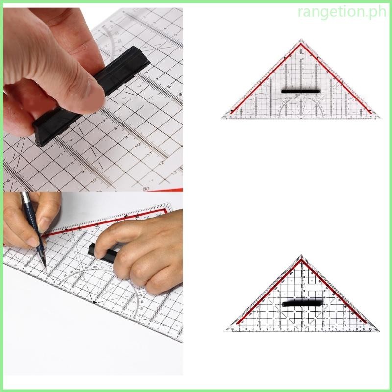 RAN Triangle Rulers Square Set Protractor Technical Scale and Angle ...