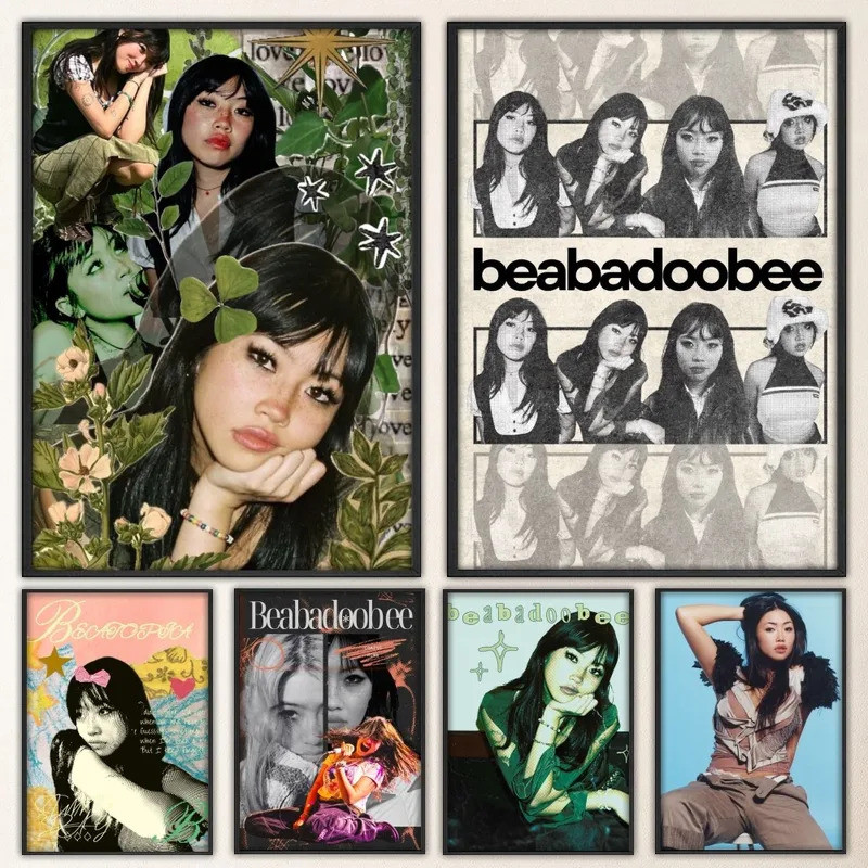 Beabadoobee Poster Fancy Wall Sticker for Living Room Bar Vintage ...