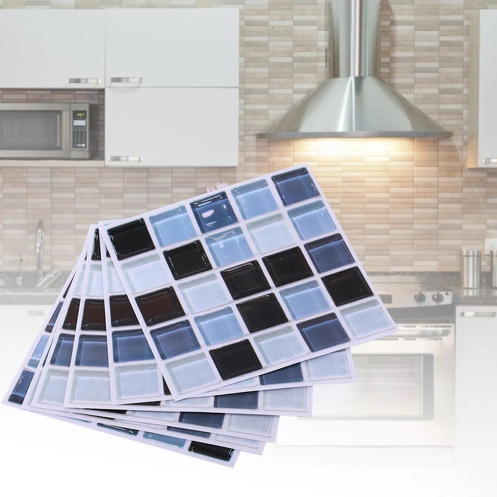 Self-adhesive Kitchen Mosaic Tile Sticker Splashback Decoration ...