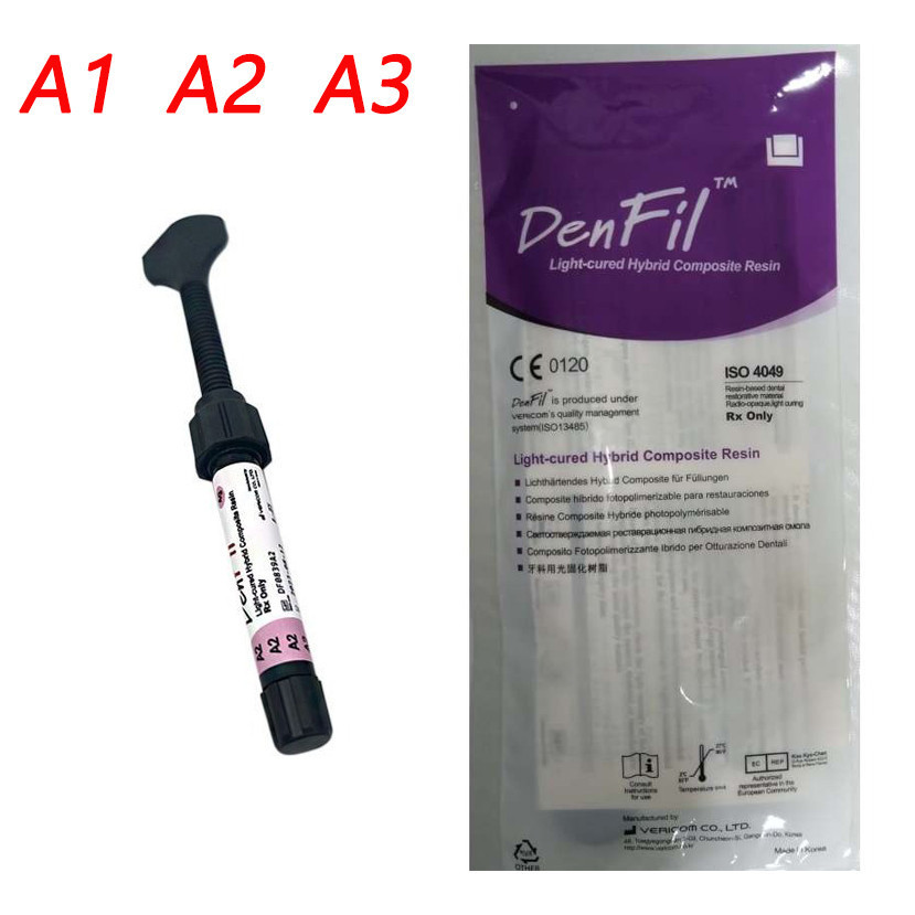 Denfil Dental Flow able Composite Light-cured Pack able Hybrid ...