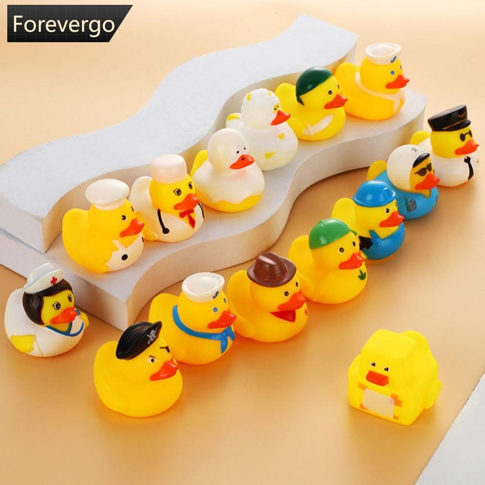FOREVERGO 1PC Cosplay Rubber Duck Baby Bath Toys Kids Shower Bath Toy ...