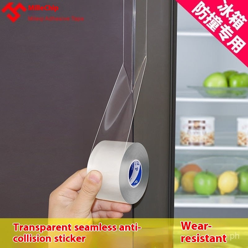 Transparent Bumper Strip Refrigerator Anti-Collision Invisible ...