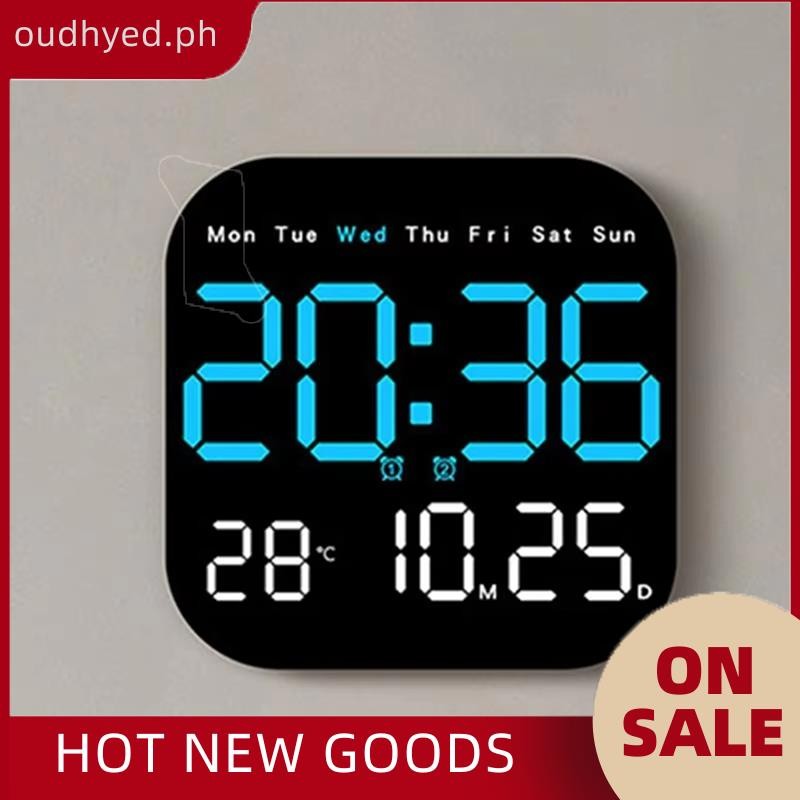 PHOU Digital Clock with Date Digital LED Calendar with Remote Control ...