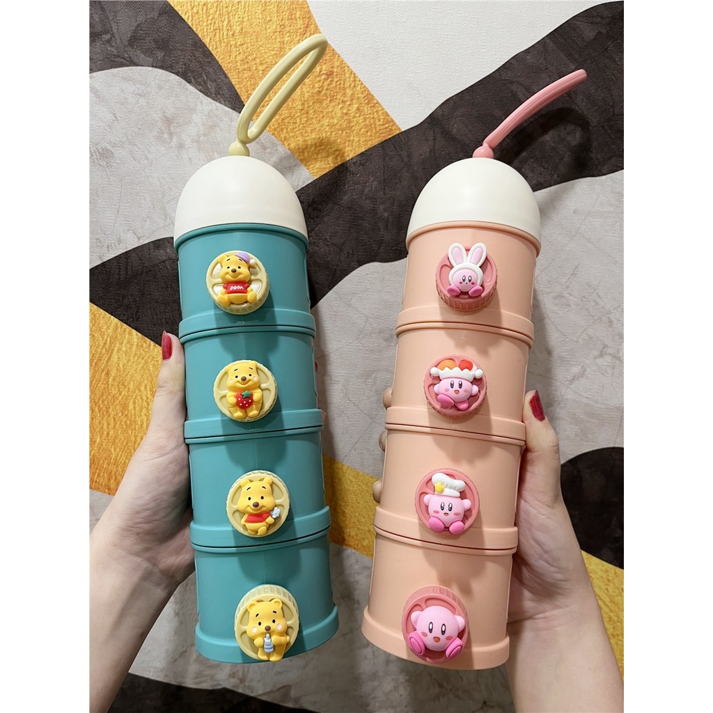air tight milk powder container milk storage container Cartoon baby ...