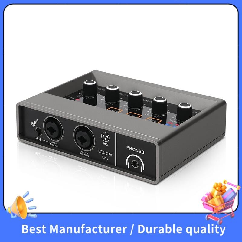 Professional Audio Mixer USB Audio Interface Sound Card DJ Equipment Recording Studio Electric ...