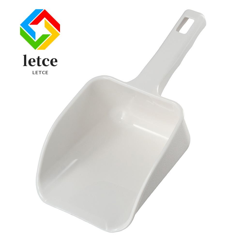 LETCE Plastic Ice Shovel, White PP Ice Cream Scoop, Hot Heavy-Duty ...
