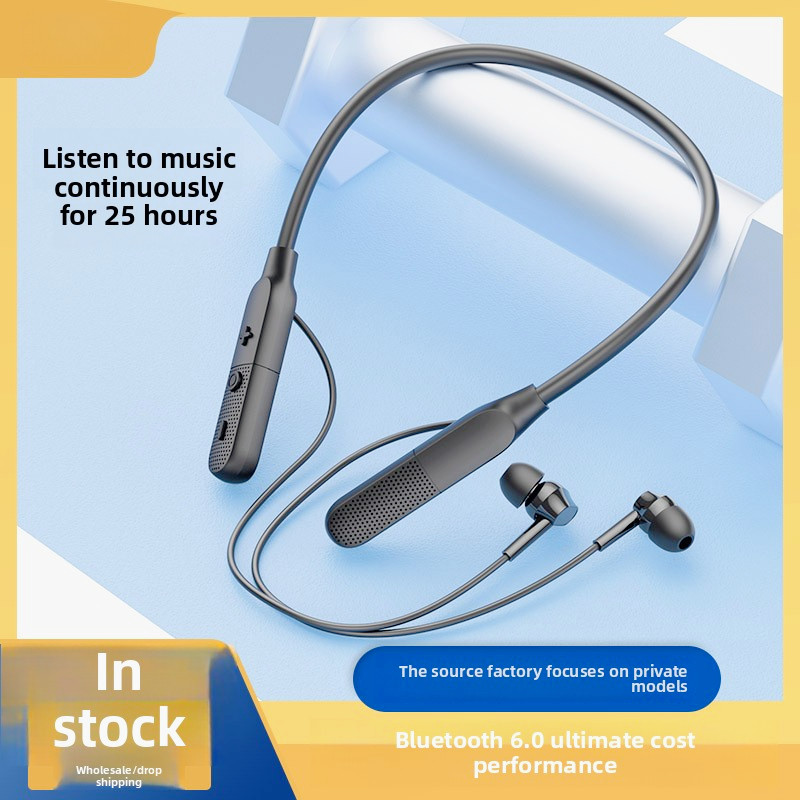 Bluetooth Headset Neck Hanging Neck Wireless 2025 New Style Long ...