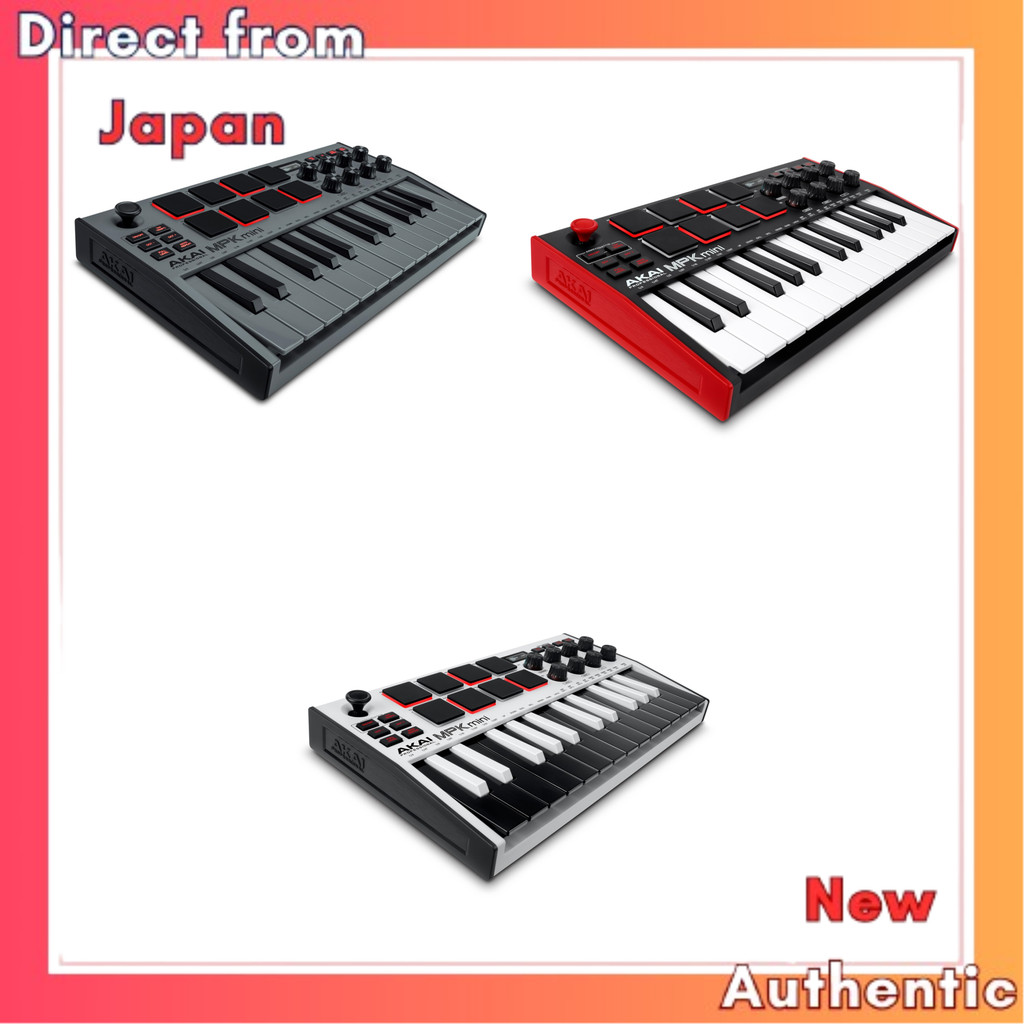 Akai Professional USB MIDI Keyboard Controller 25 Keys Velocity ...