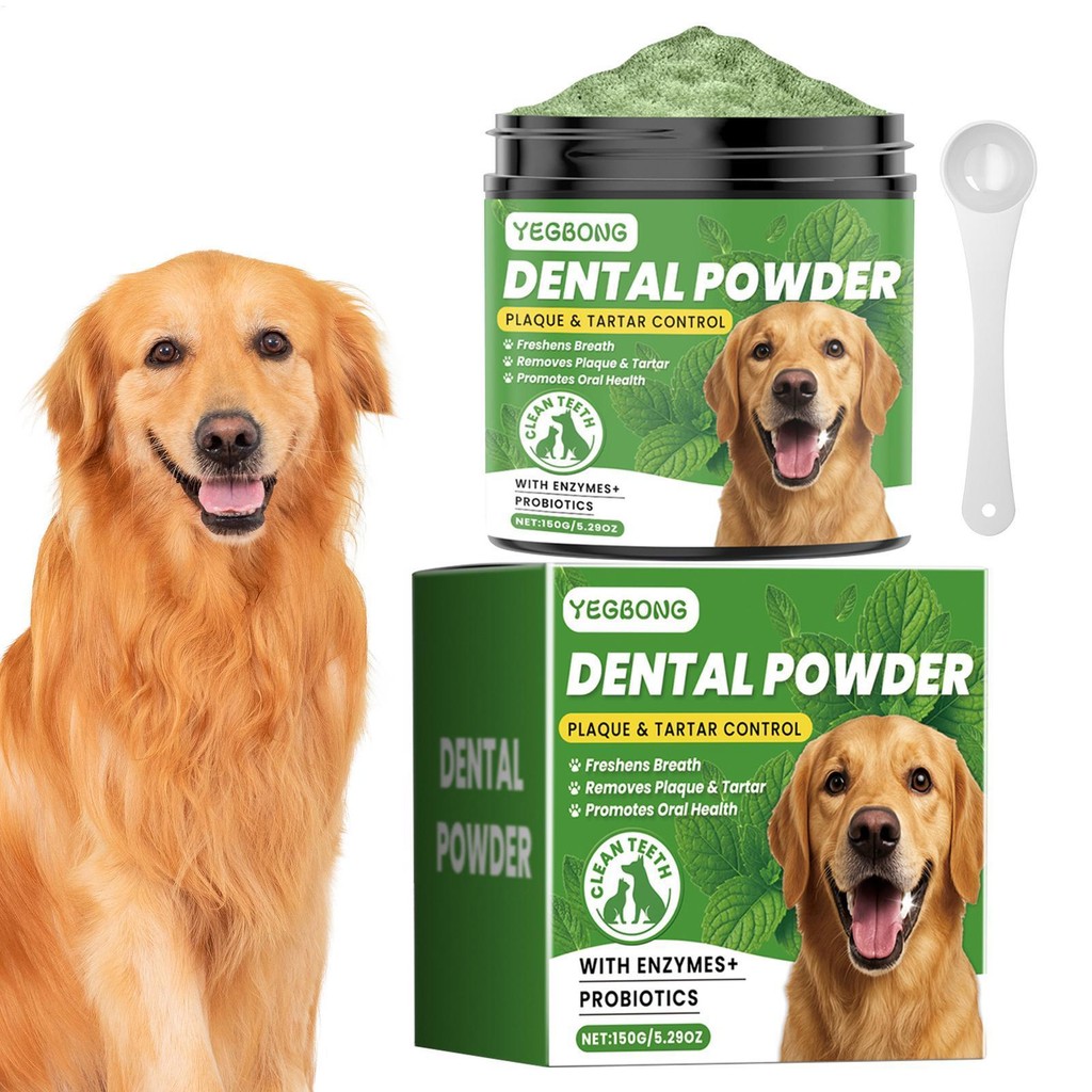 Dog Powder for Teeth Dog Tooth Powder Odor Remover Natural Ingredients ...