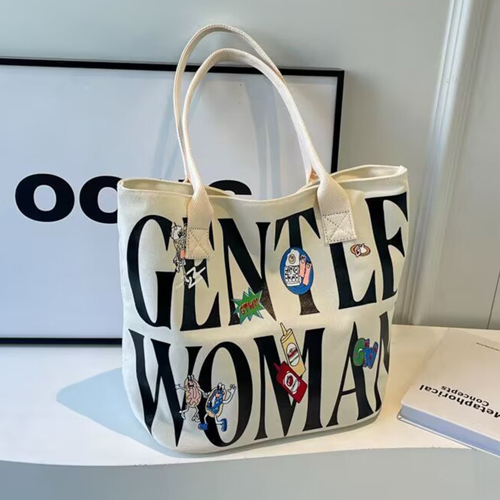 SSS New Gentle Woman Thai Canvas Tote Bag Students College University ...