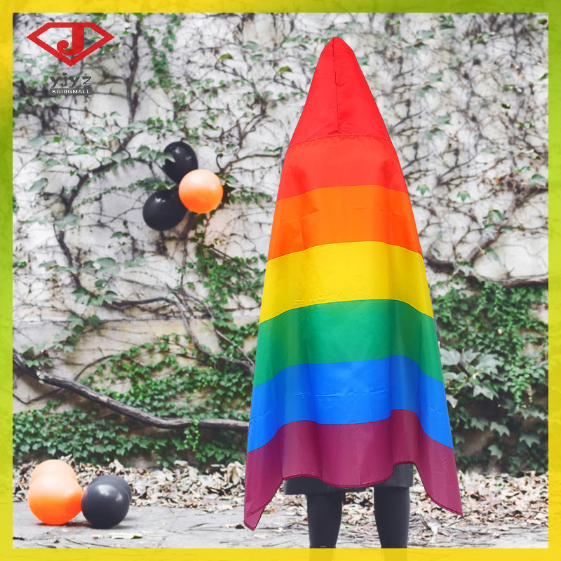 Gay Party Rainbow Cape Decorative Rainbow Cape LGBT Rainbow Cape Prop ...