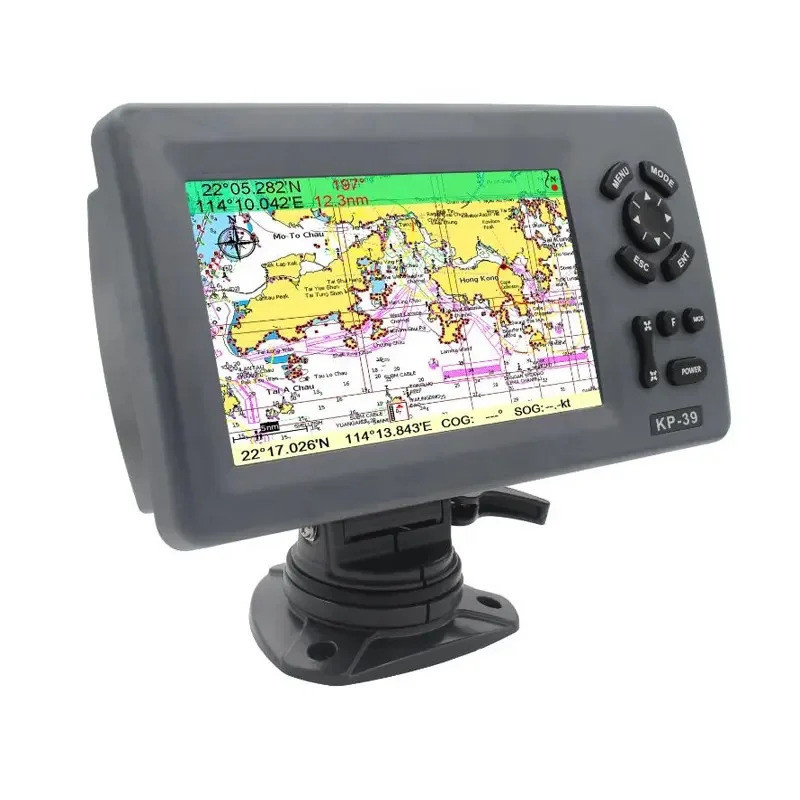 KP-39 7inch ONWA marine GPS Chart plotter (with SD-card Map Chart sea ...