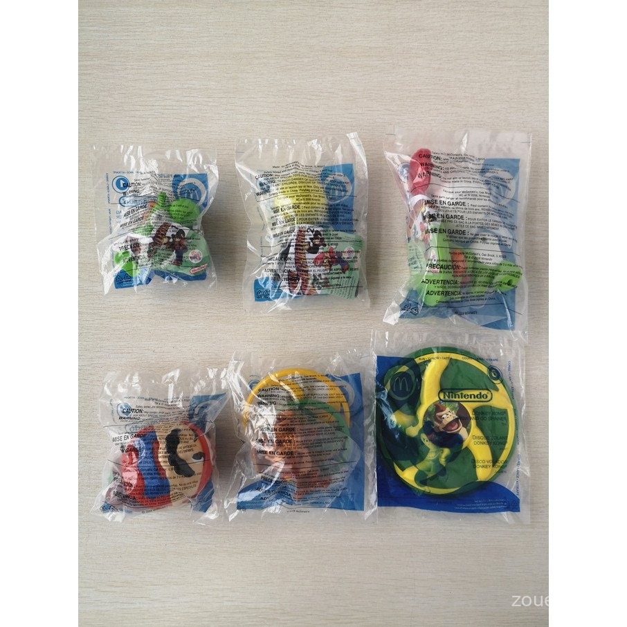 2006Year Mcdonald's Toy Mario Donkey Kong Super Mary Full Set6Item not ...