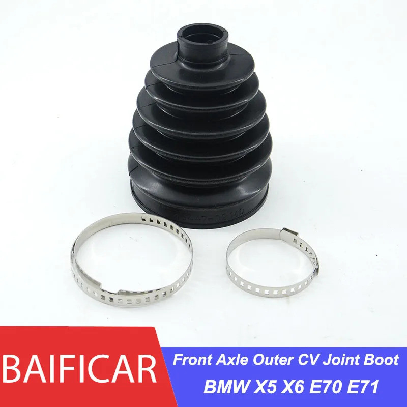 New Front Half Driveshaft Axle Outer CV Joint Boot Dust Cover Repair ...