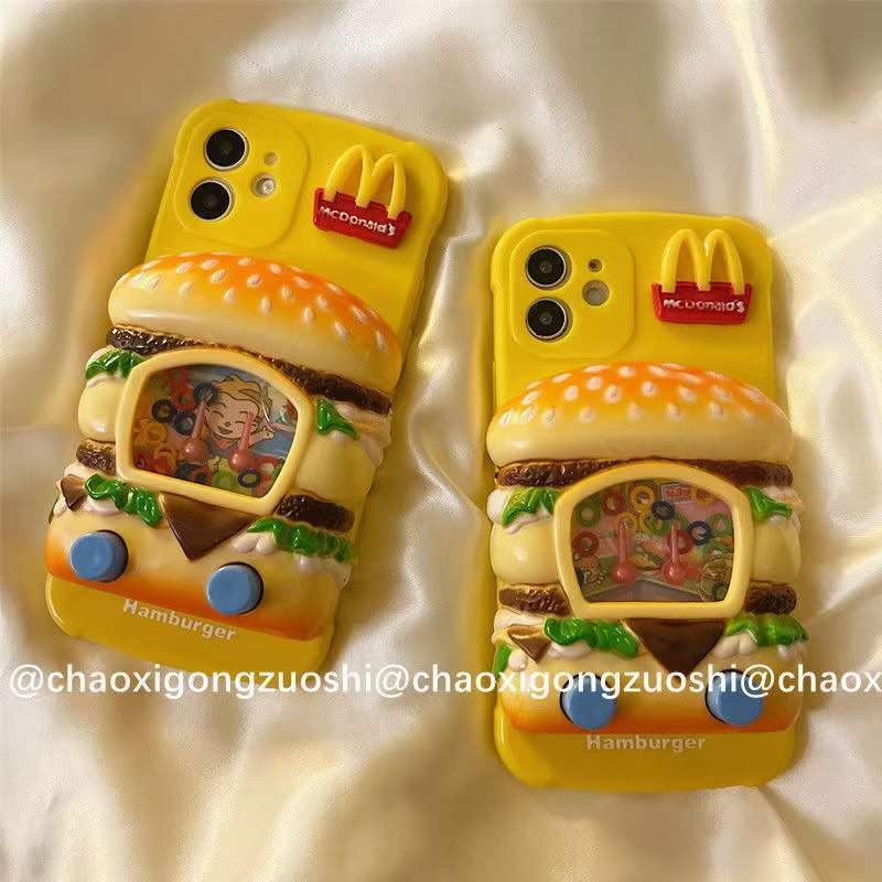 Unique Burger Game Console iPhone 13/12/8plus Phone Case iPhone11/XR/XS ...