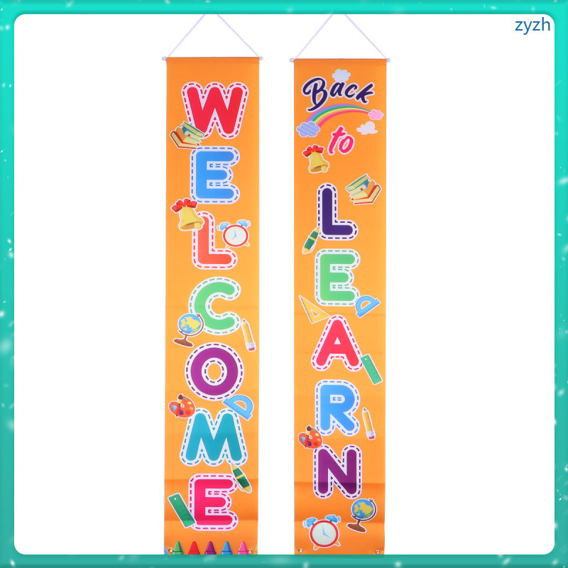 Decor Door Curtain Banner Classroom Display The Back to School Season ...